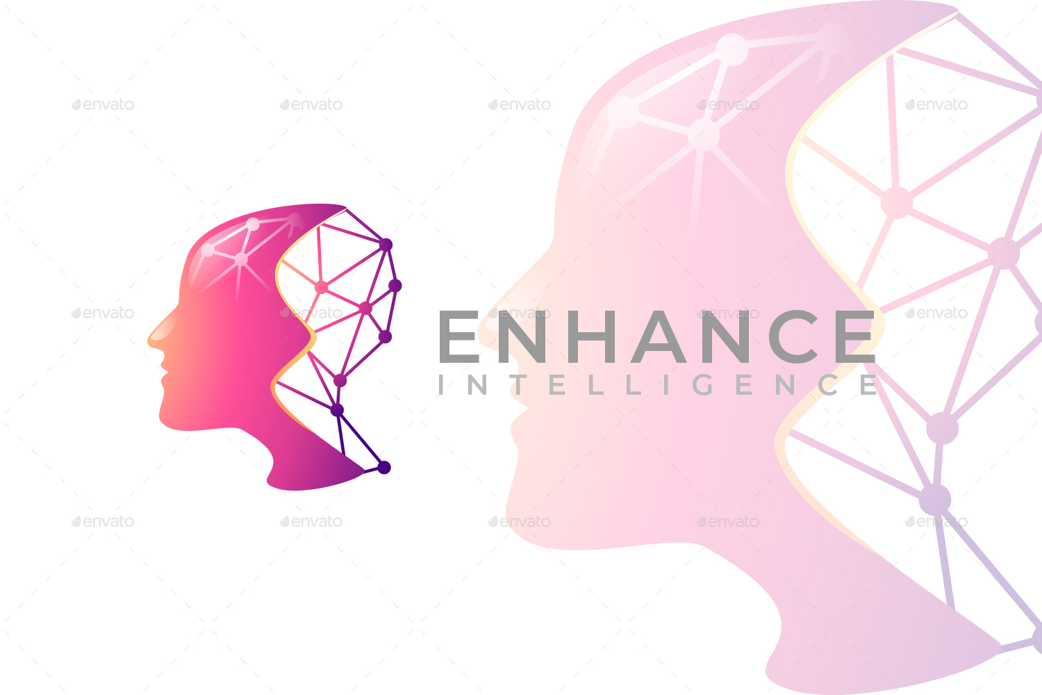 Brain Intelligence Logo Design, Logo Templates | GraphicRiver