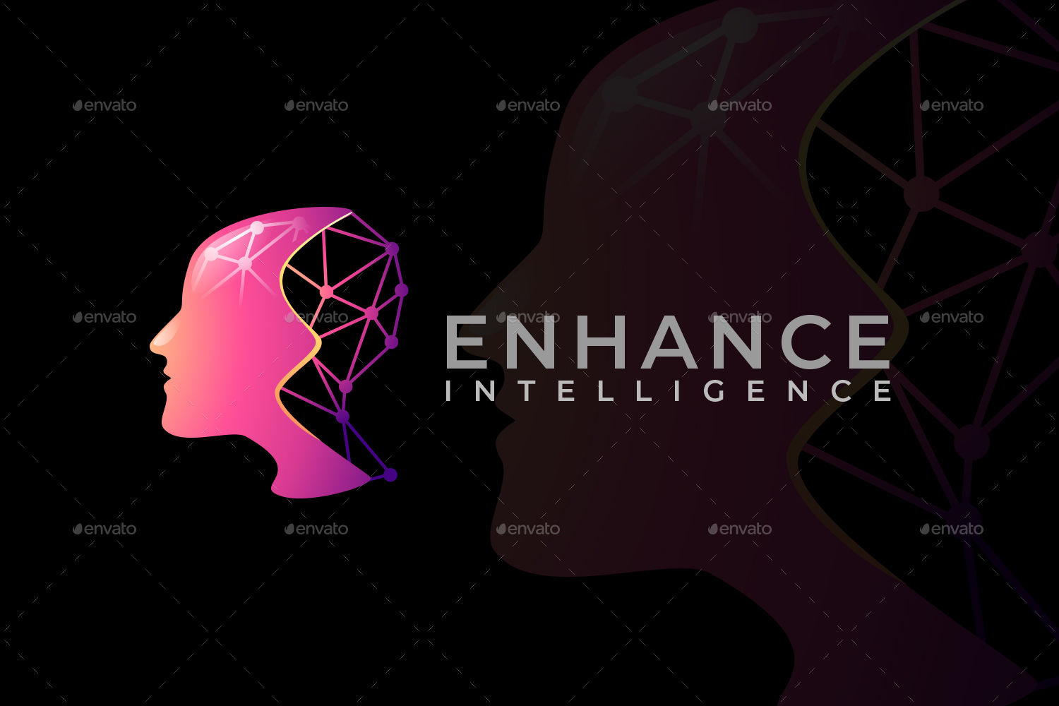 Brain Intelligence Logo Design, Logo Templates | GraphicRiver