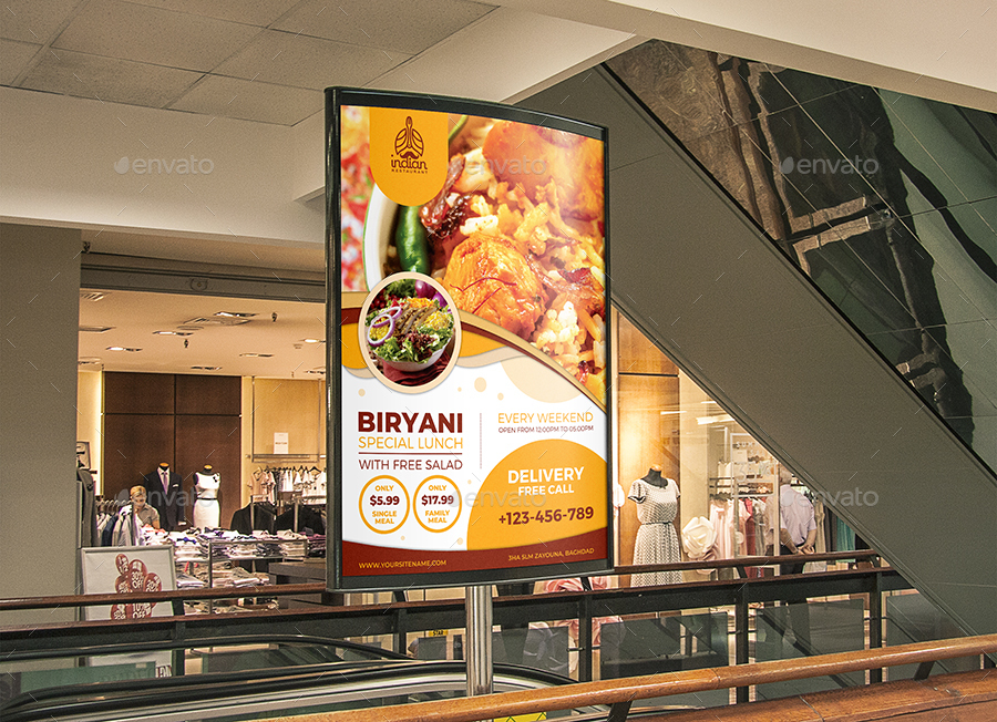 Biryani Restaurant Poster Template, Print Templates | GraphicRiver