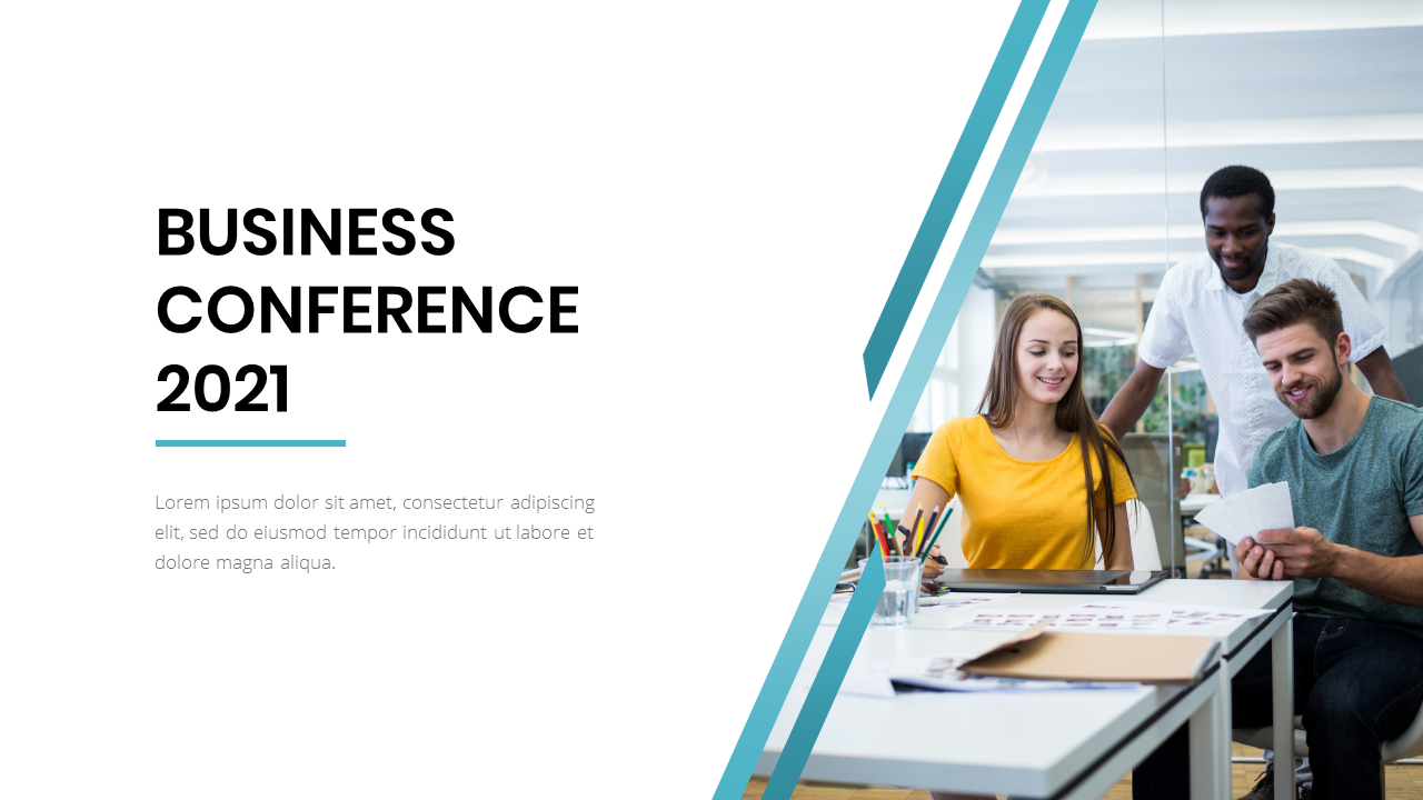 Business Conference Powerpoint Template 2021, Presentation Templates