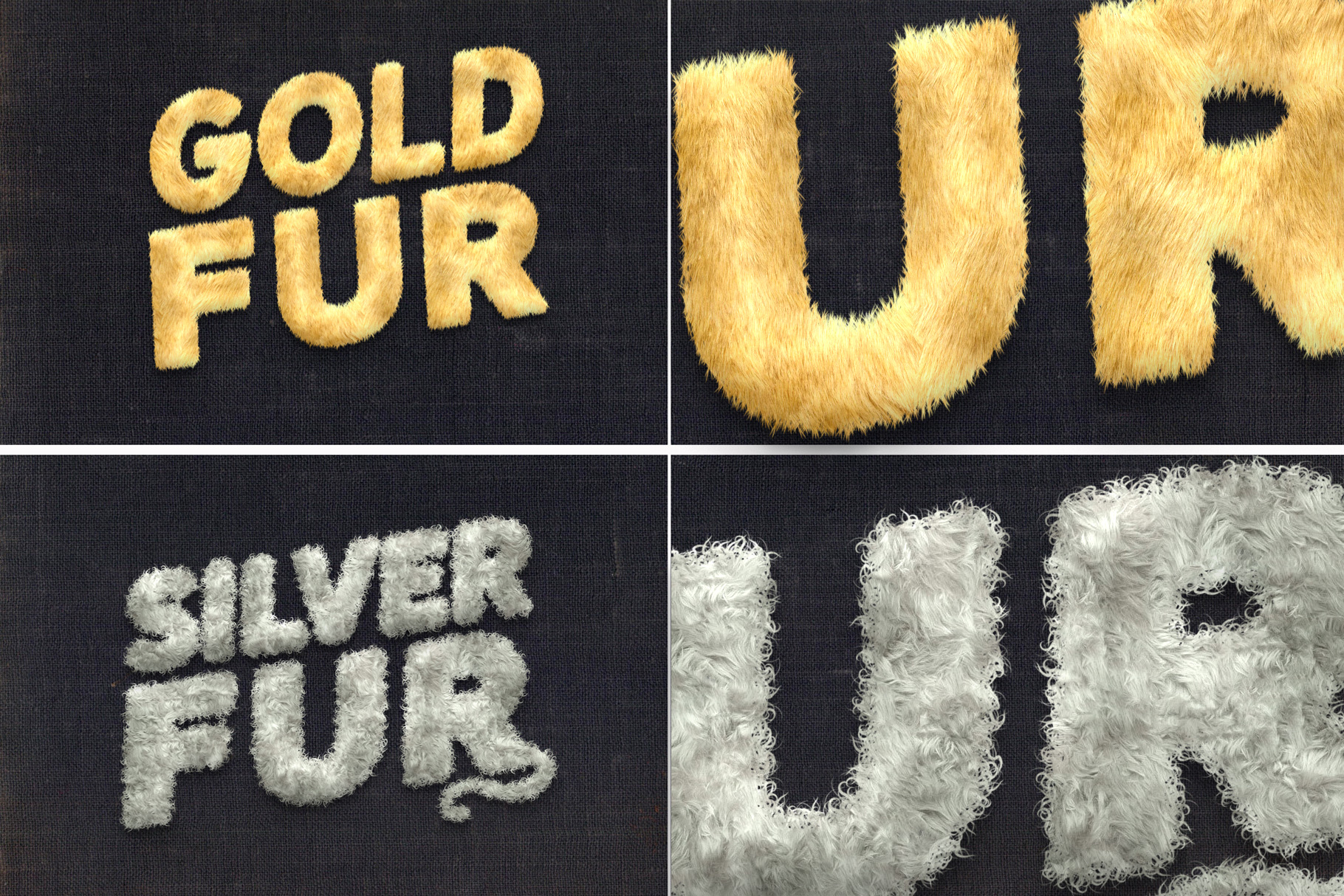 Fur Styles, Actions, Brushes For Adobe Photoshop, Add-ons | GraphicRiver