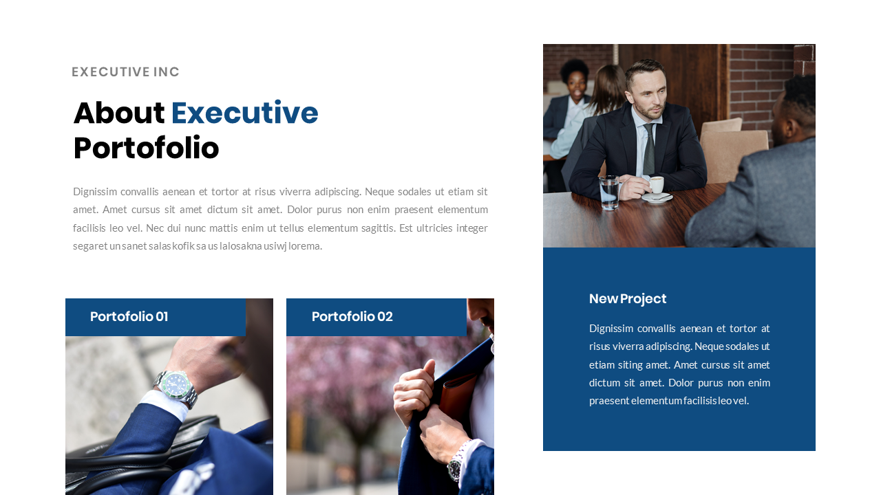 Executive - Business Presentation Template, Presentation Templates