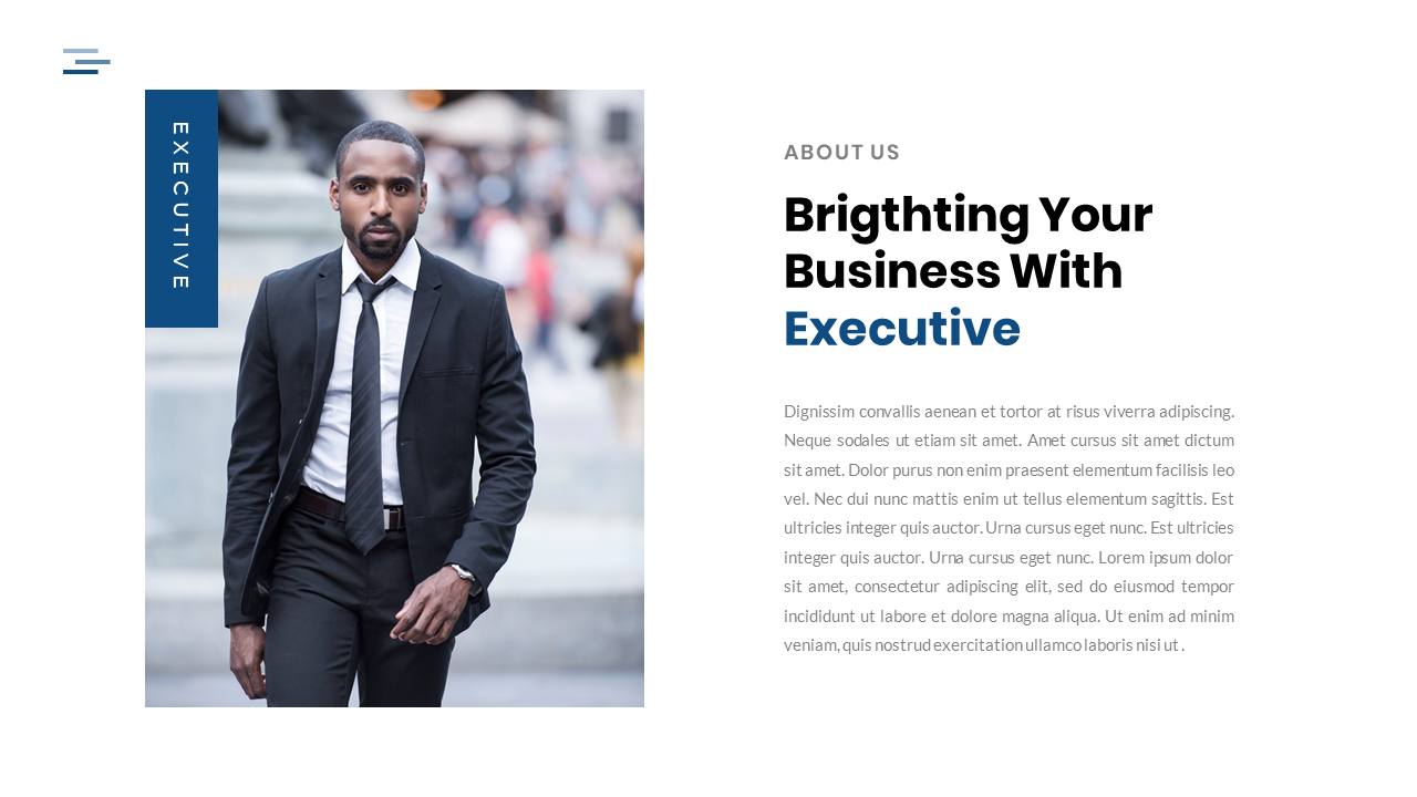 Executive - Business Presentation Template, Presentation Templates