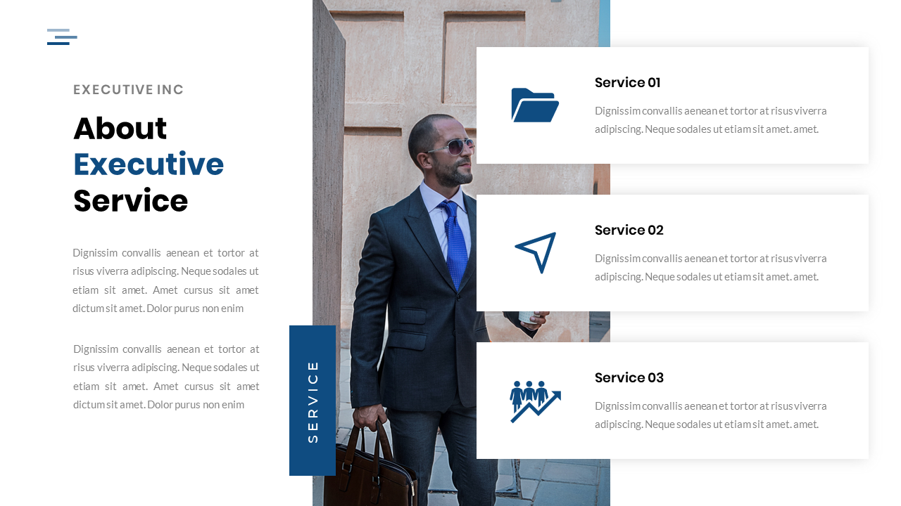 Executive - Business Presentation Template, Presentation Templates
