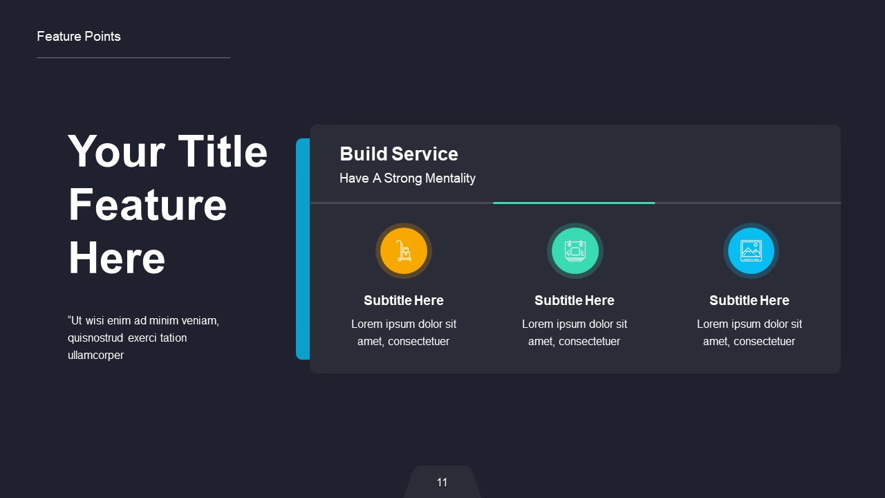 Feature Points Infographic Powerpoint Presentation Template ...