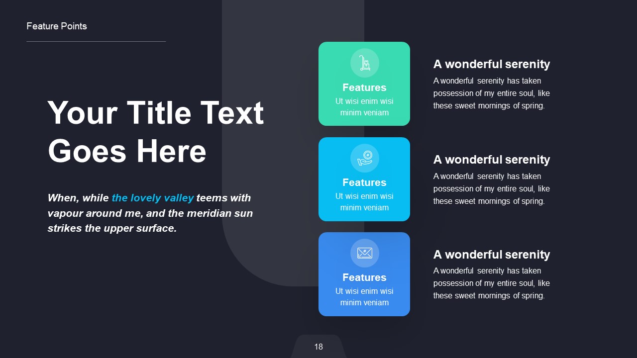 Feature Points Infographic Powerpoint Presentation Template ...