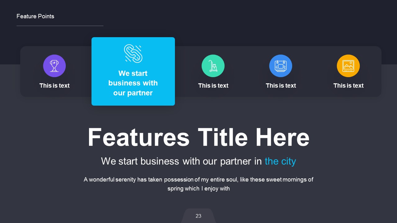 Feature Points Infographic Powerpoint Presentation Template ...