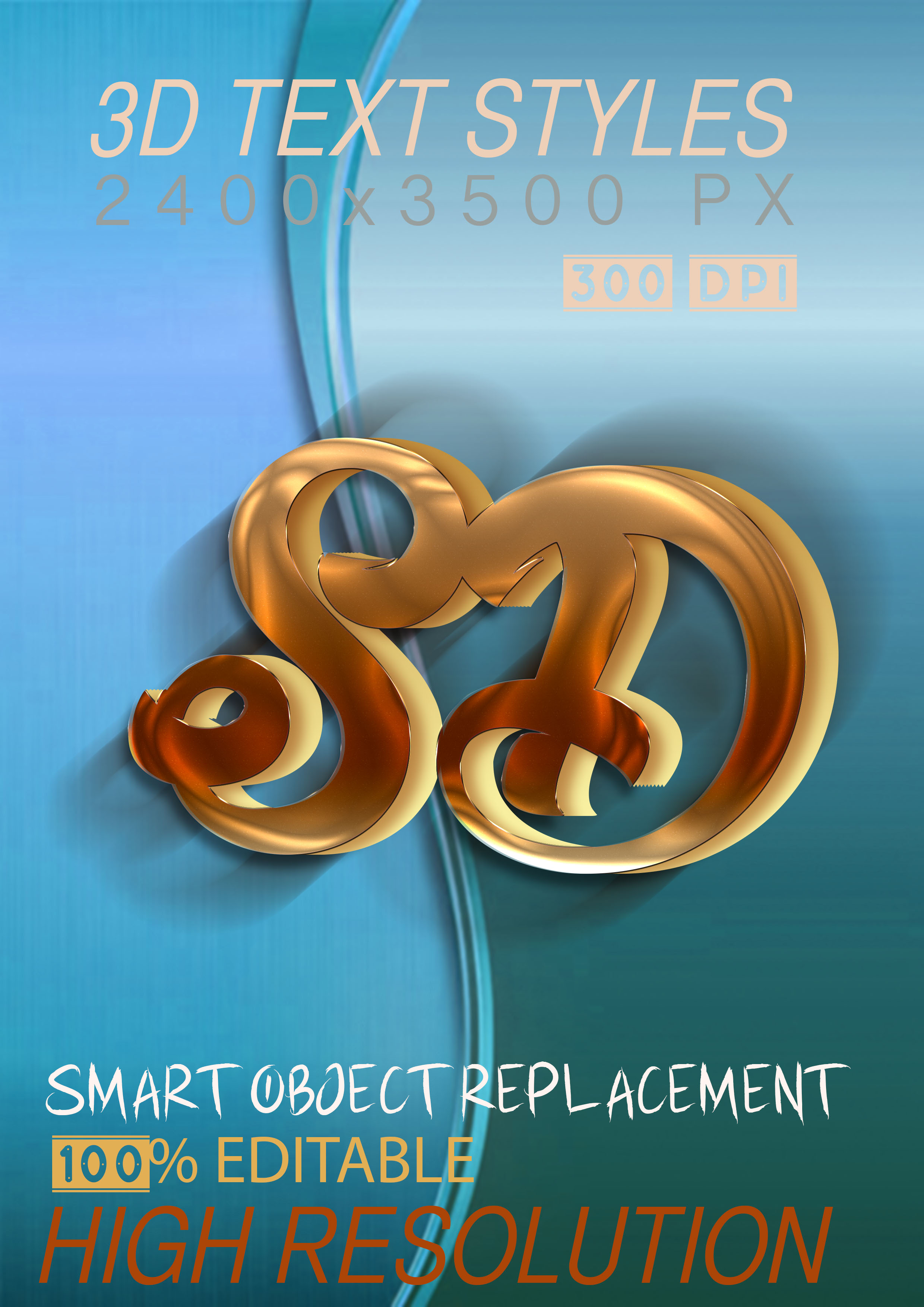 10 3D Text Styles 031220 by KRISDIANSYAH2022 | GraphicRiver