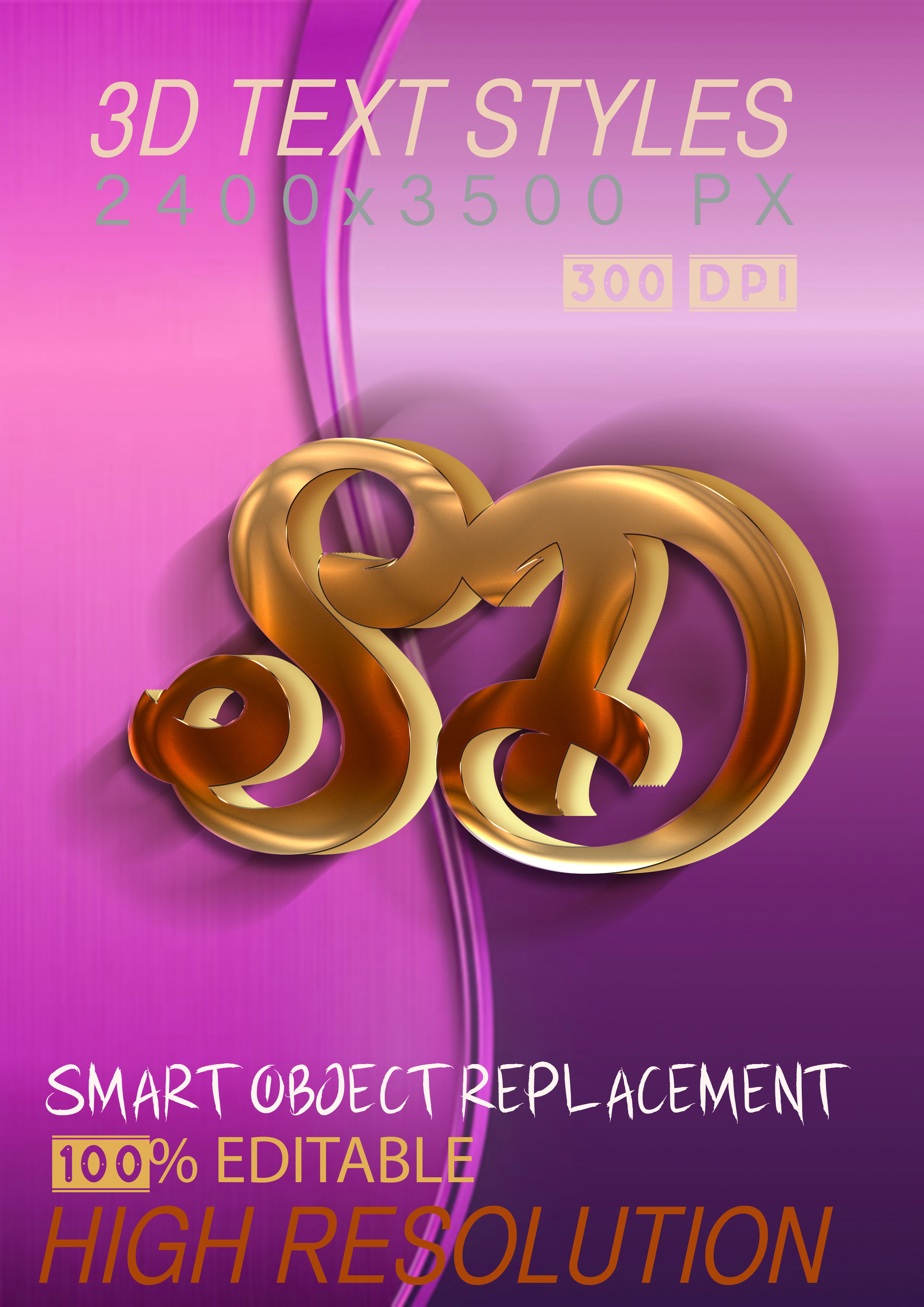 10 3D Text Styles 031220 by KRISDIANSYAH2022 | GraphicRiver