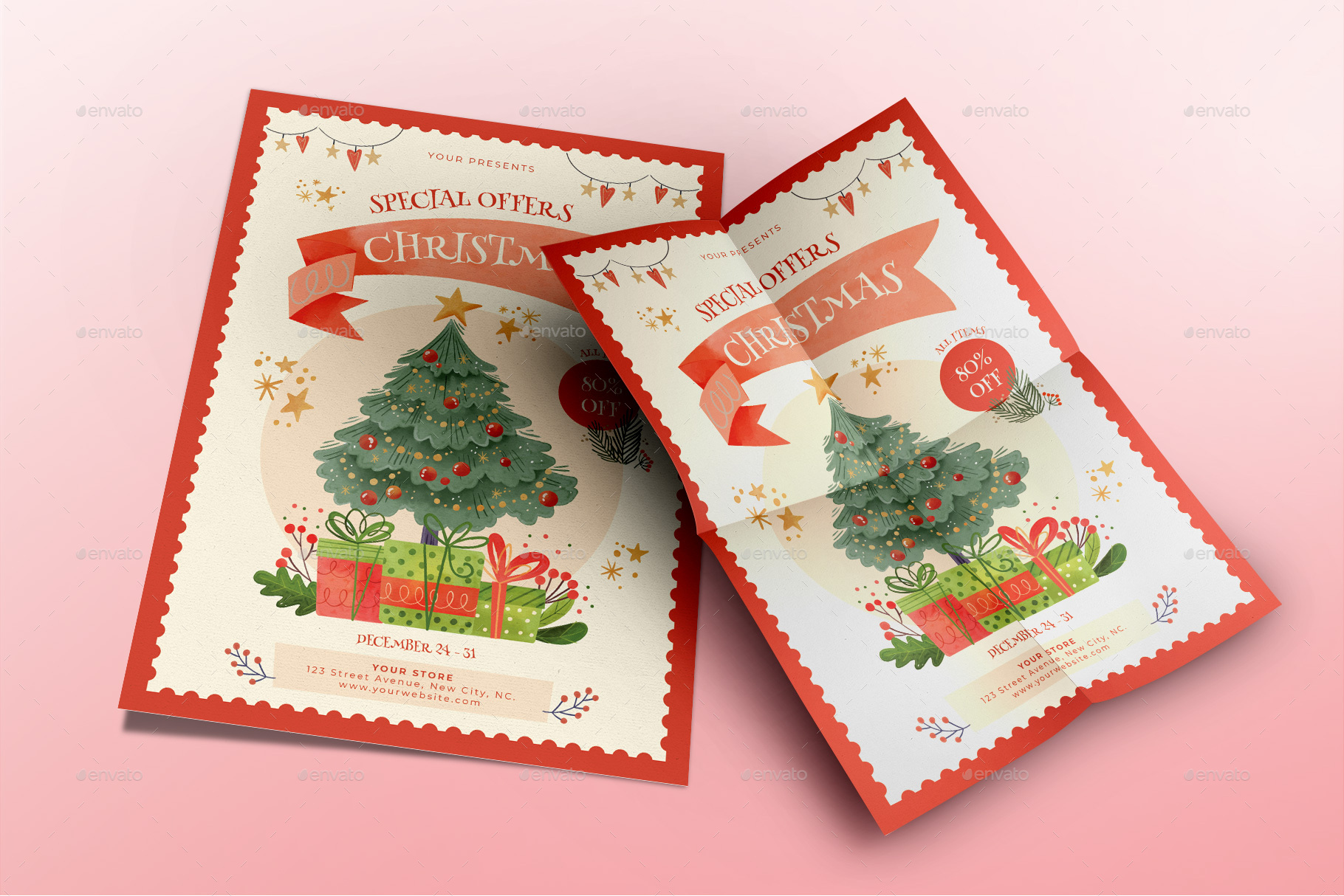 Special Offer Christmas Flyer Template, Print Templates | GraphicRiver