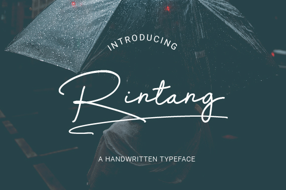Rintang Handwritten Font, Fonts | GraphicRiver