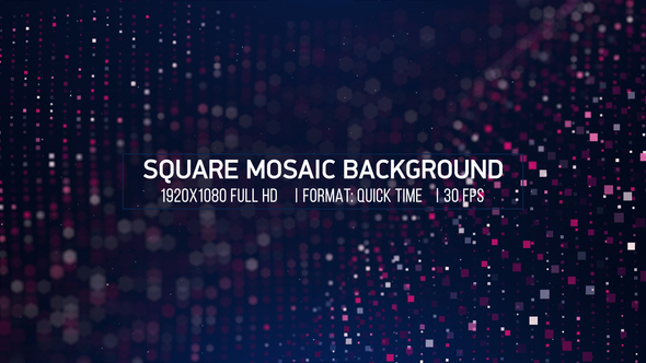 Square Mosaic Background, Motion Graphics | VideoHive