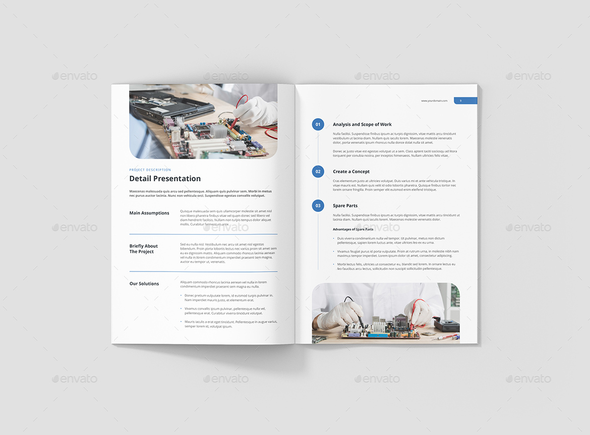 IT Services – Proposal, Print Templates | GraphicRiver