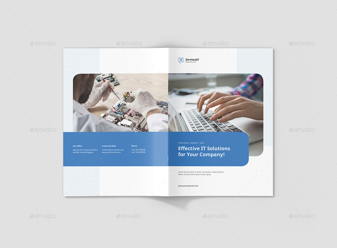 IT Services – Proposal, Print Templates | GraphicRiver