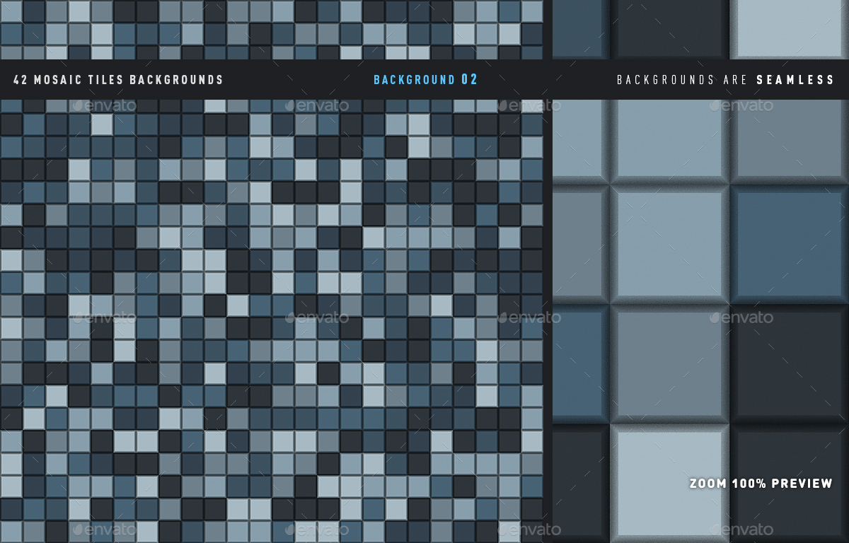 42 Seamless Mosaic Tiles Backgrounds High Resolution, Graphics ...