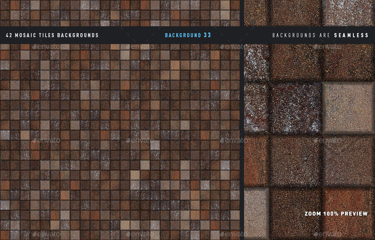 42 Seamless Mosaic Tiles Backgrounds High Resolution, Graphics ...