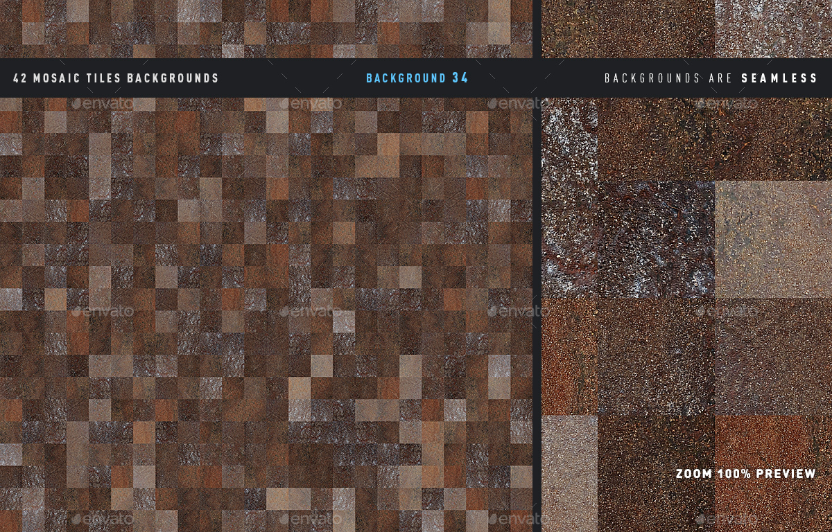 42 Seamless Mosaic Tiles Backgrounds High Resolution, Graphics ...