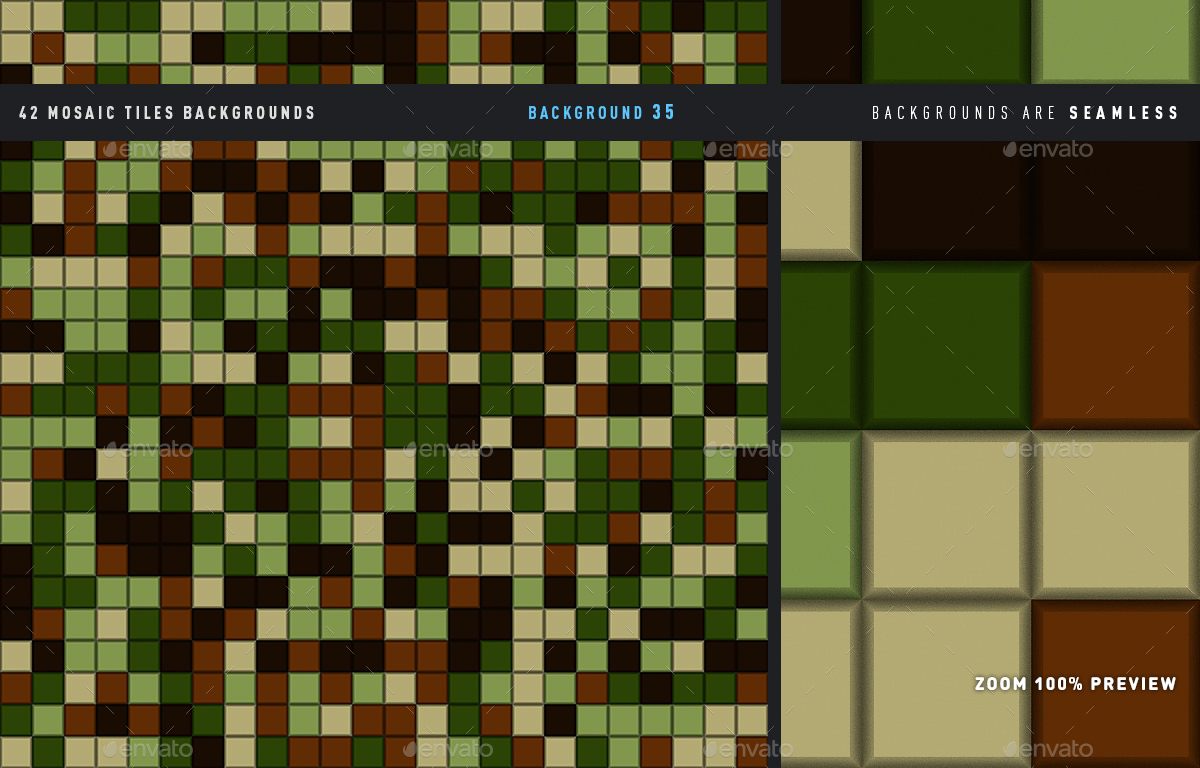 42 Seamless Mosaic Tiles Backgrounds High Resolution, Graphics ...