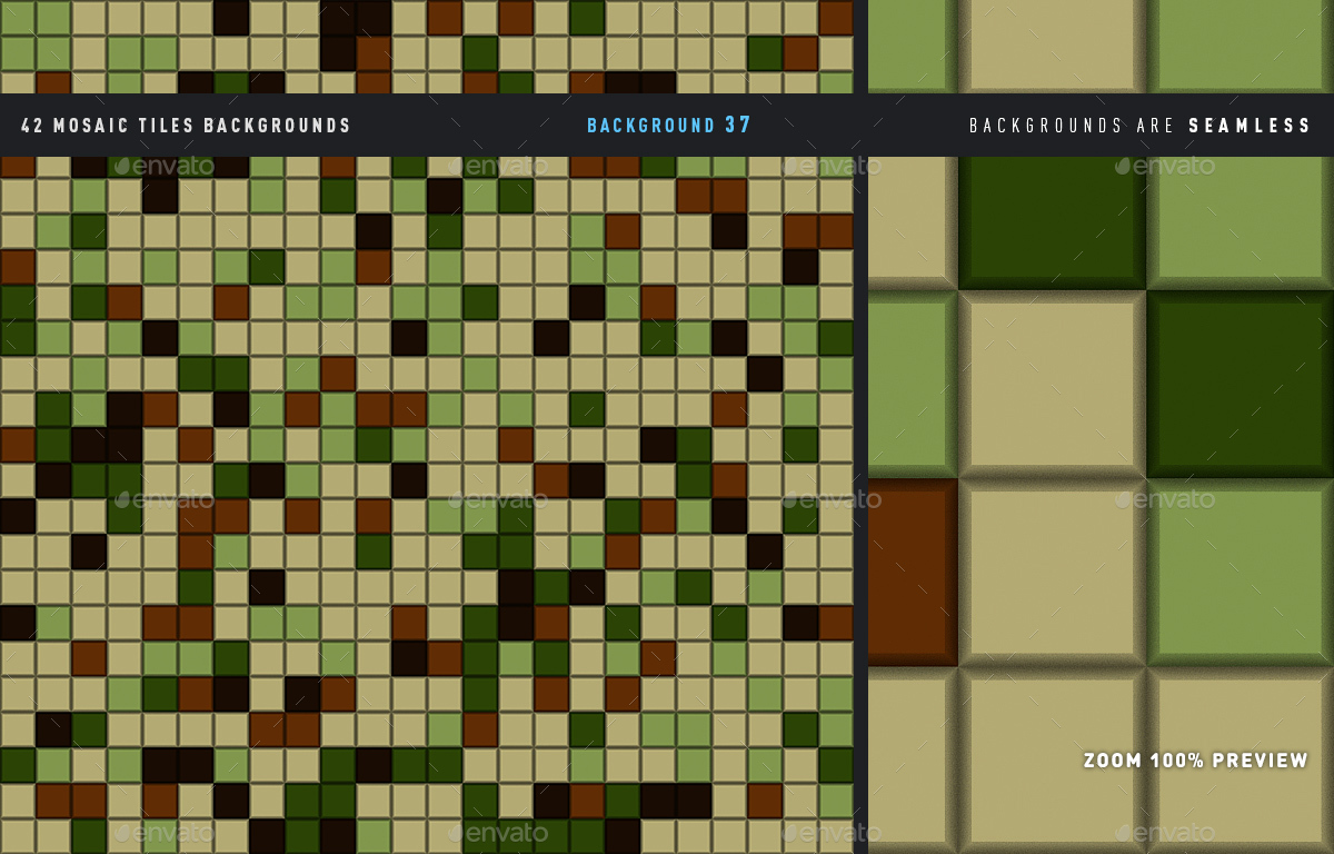 42 Seamless Mosaic Tiles Backgrounds High Resolution, Graphics ...
