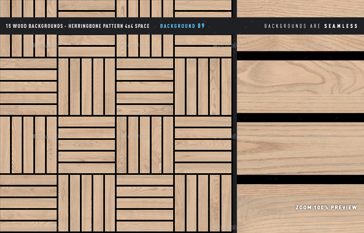 15 Seamless Wood Backgrounds Herringbone 4x4 with gap Pattern High ...