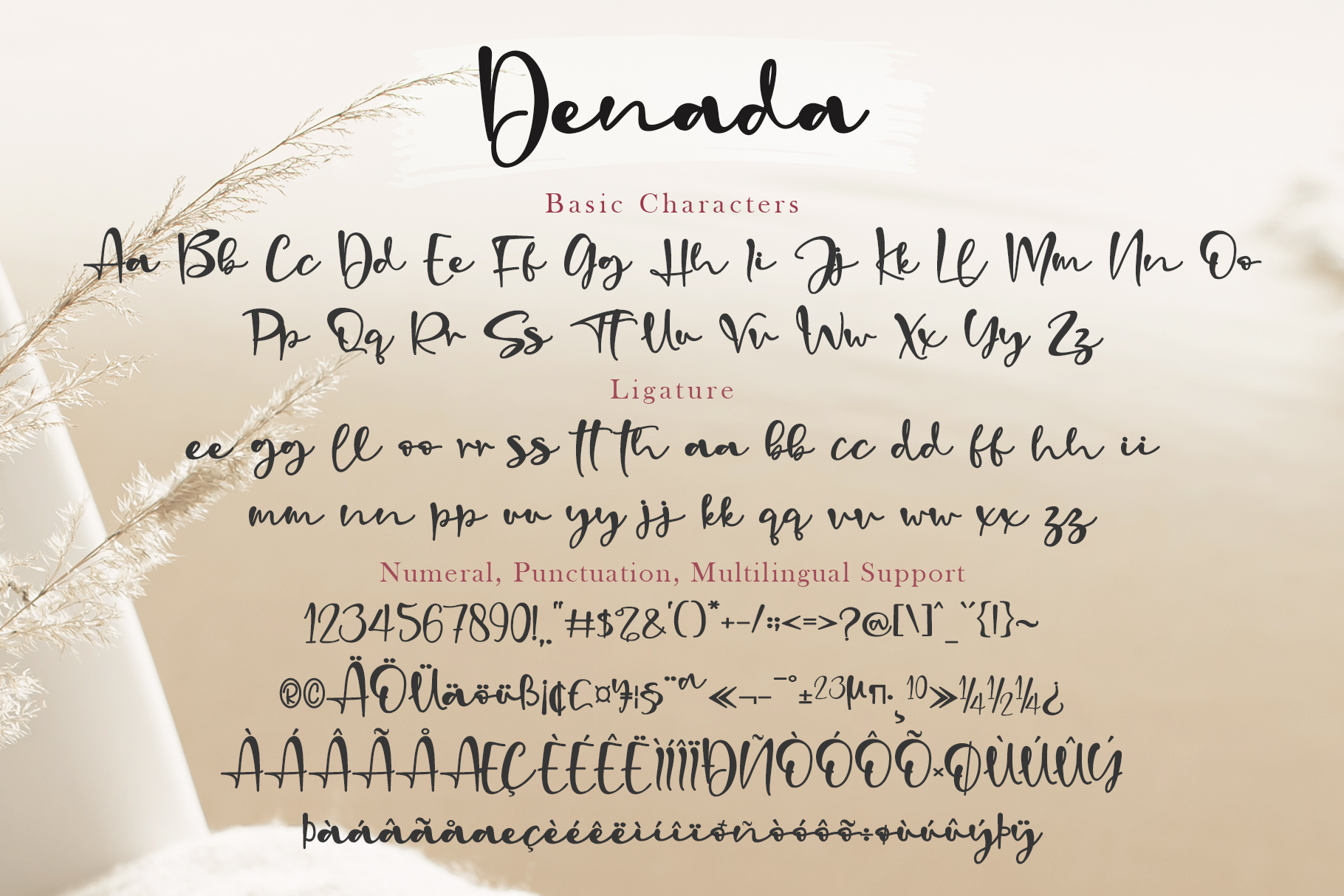Denada, Fonts | GraphicRiver