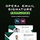 Opera | Email Signature Template, Web Elements | GraphicRiver