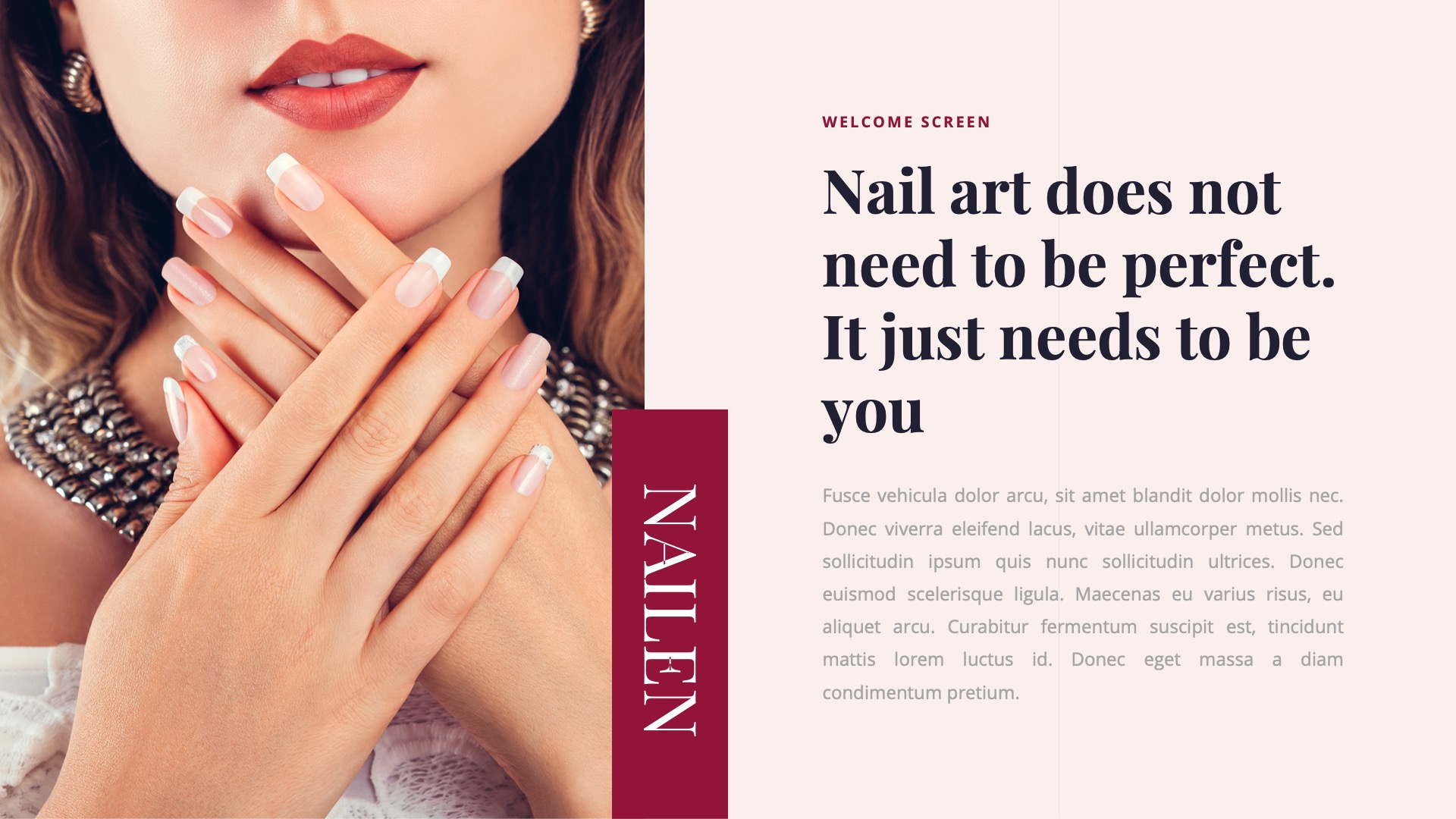 NAILEN - Nail Art Salon Keynote Template, Presentation Templates ...