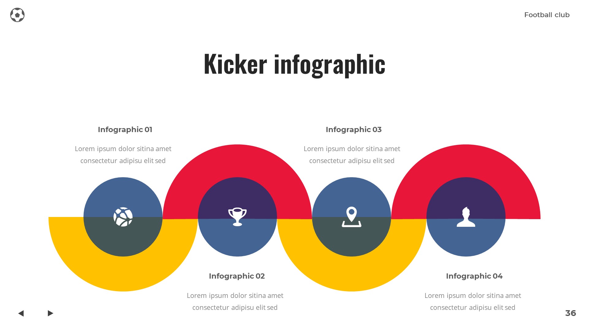 Kicker - Soccer & Footbal PowerPoint Template, Presentation Templates