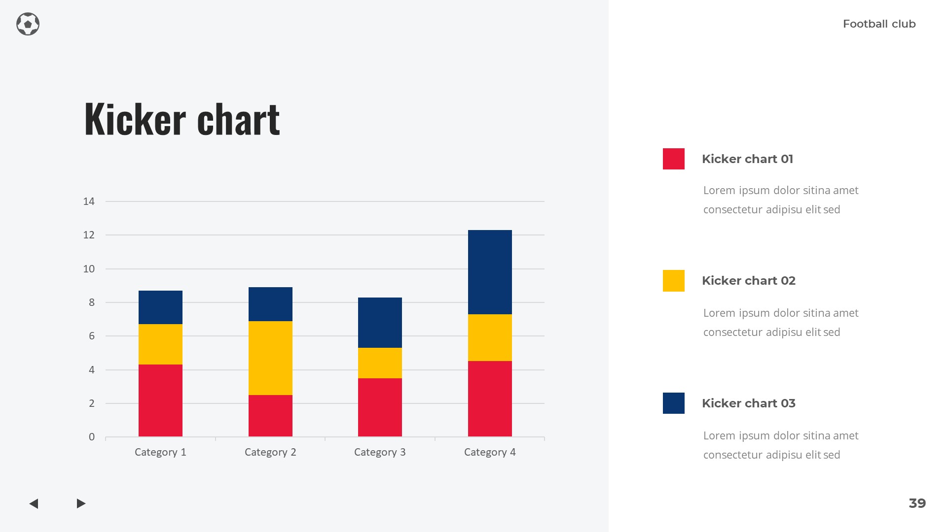 Kicker - Soccer & Footbal PowerPoint Template, Presentation Templates