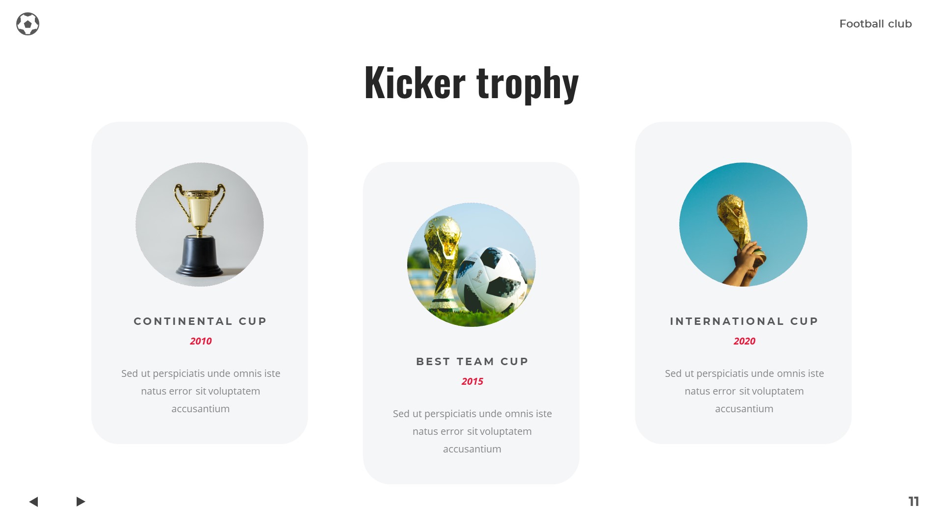 Kicker - Soccer & Football Keynote Template, Presentation Templates