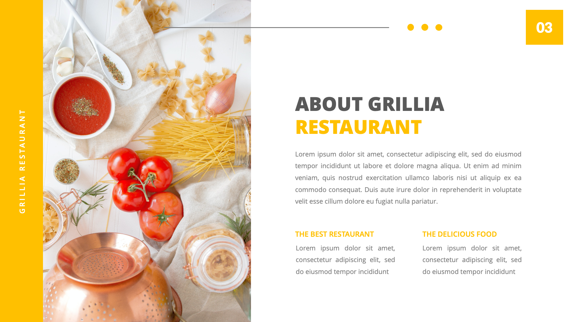 Grillia - Restaurant Powerpoint Template, Presentation Templates ...