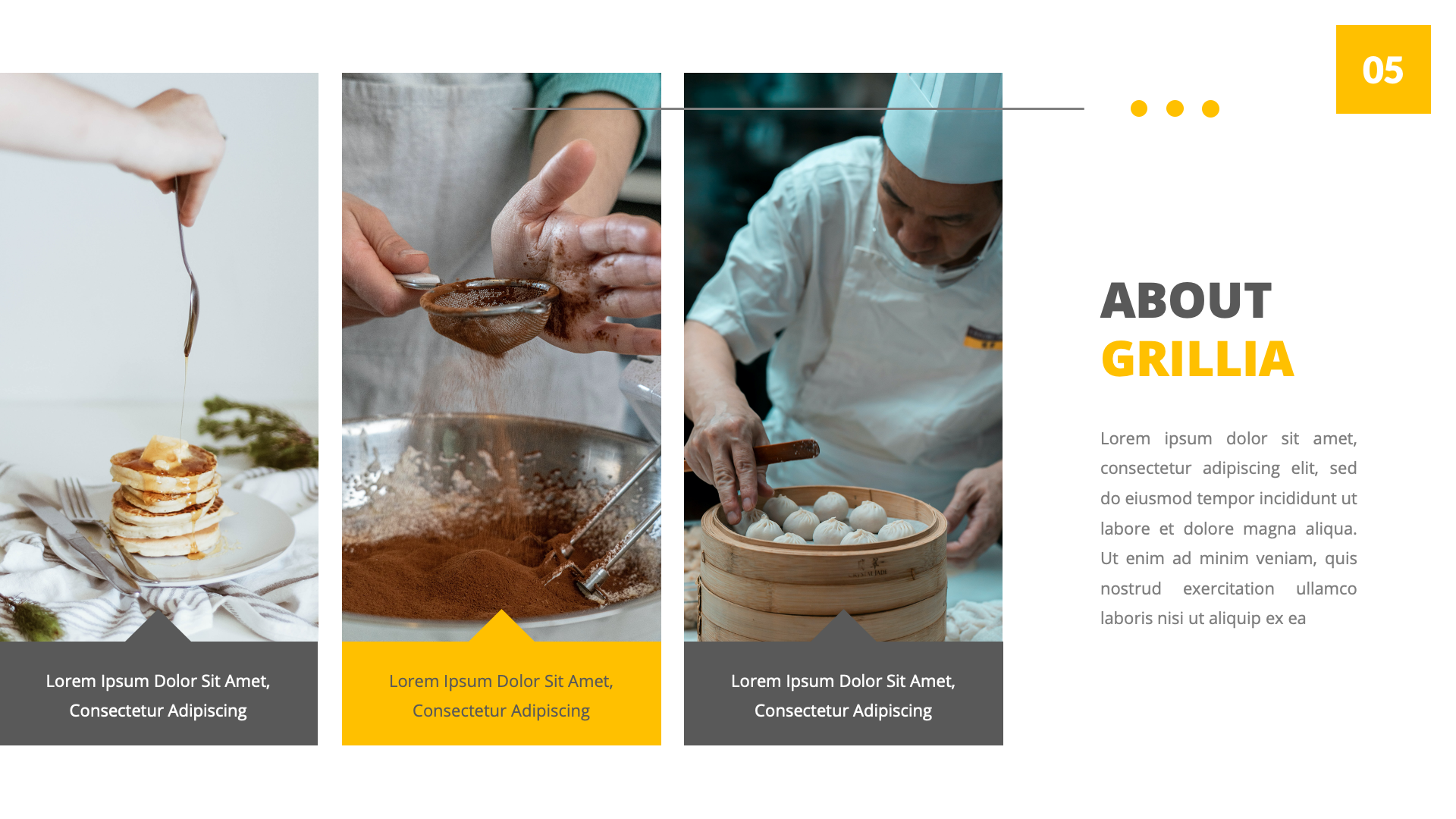 Grillia - Restaurant Powerpoint Template, Presentation Templates ...