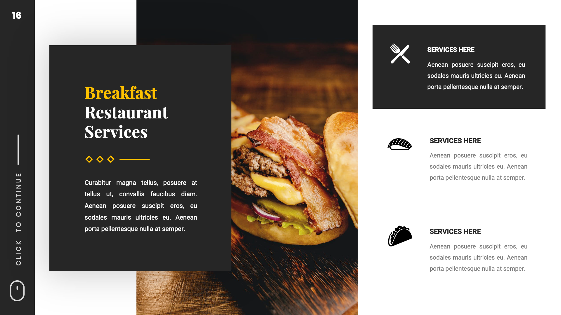 Breakfast - Food Beverages PowerPoint Presentation Templates ...