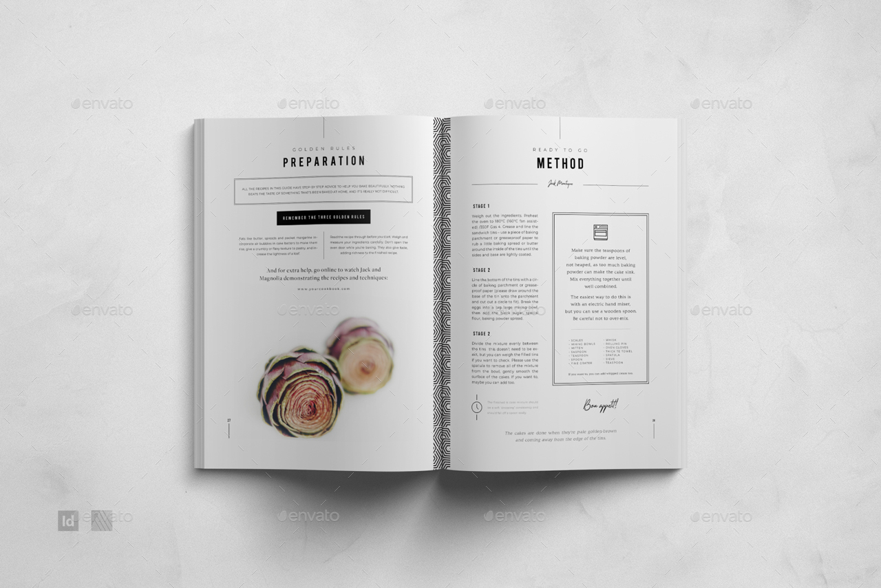 Cookbook / Recipe Book, Print Templates | GraphicRiver