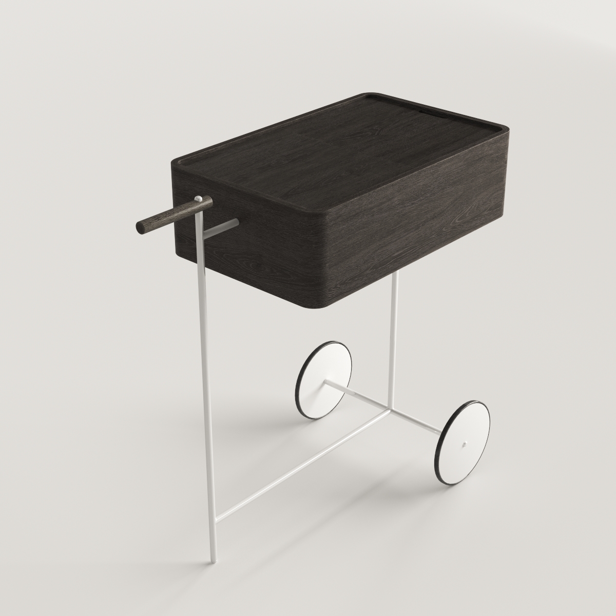 Minimal Trolley Bar Cart by Edvace | 3DOcean