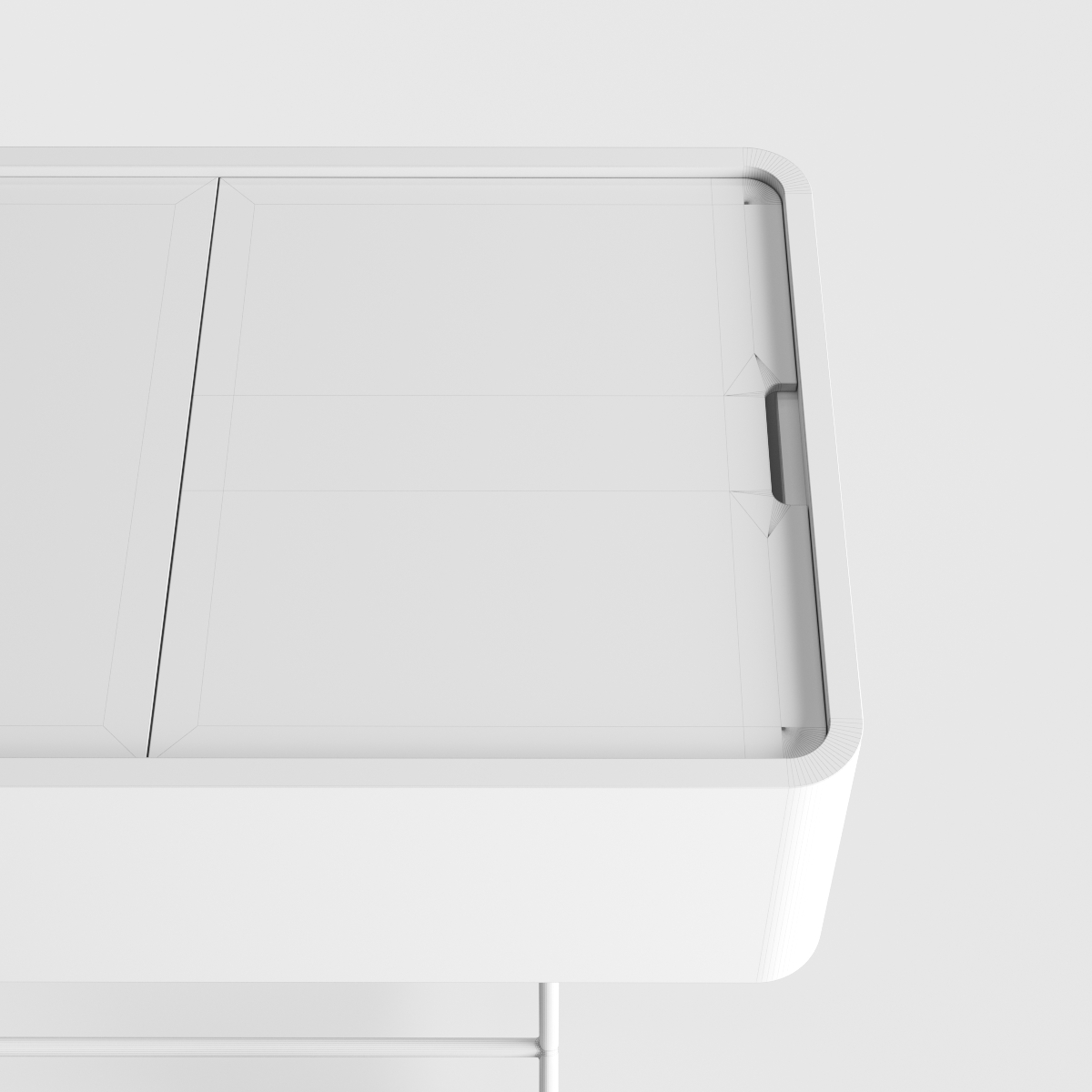 Minimal Trolley Bar Cart by Edvace | 3DOcean