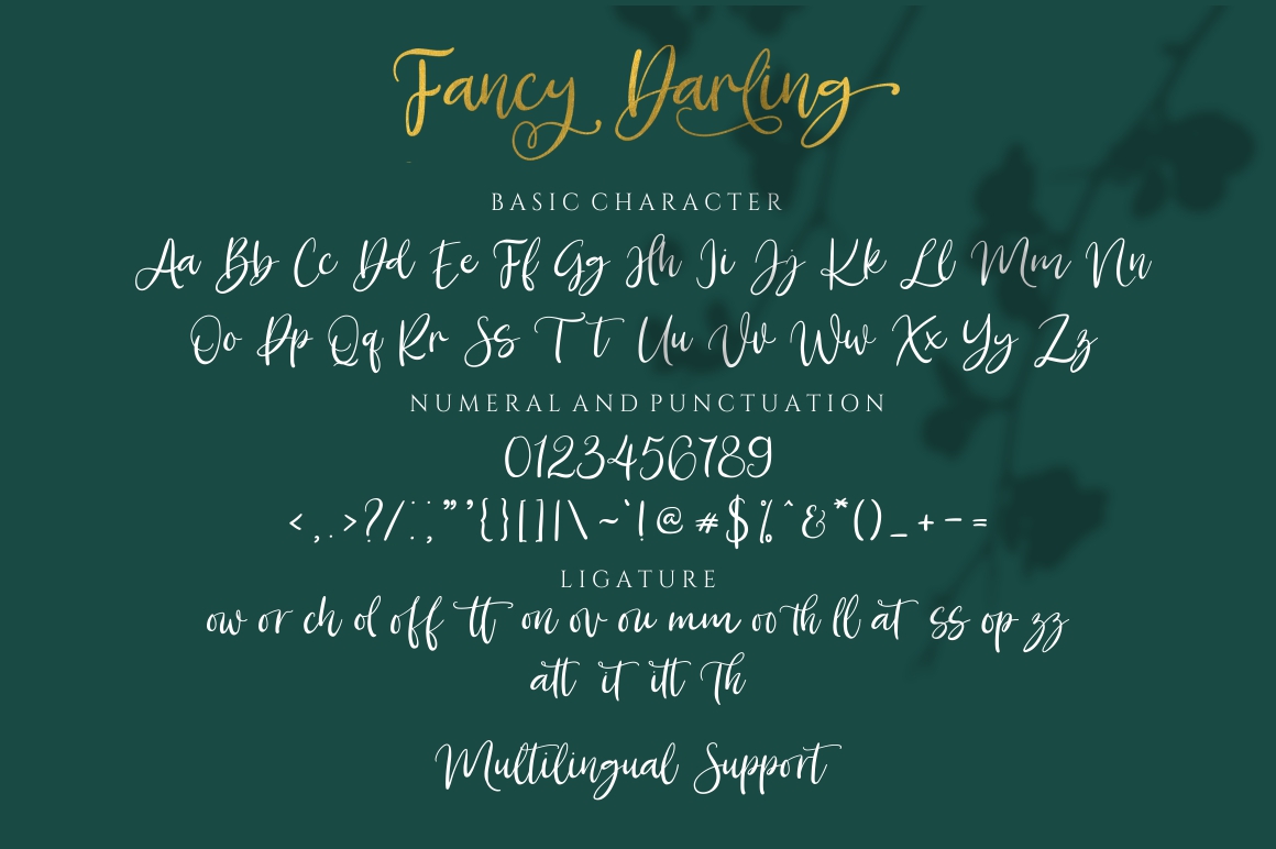 Fancy Darling, Fonts | GraphicRiver