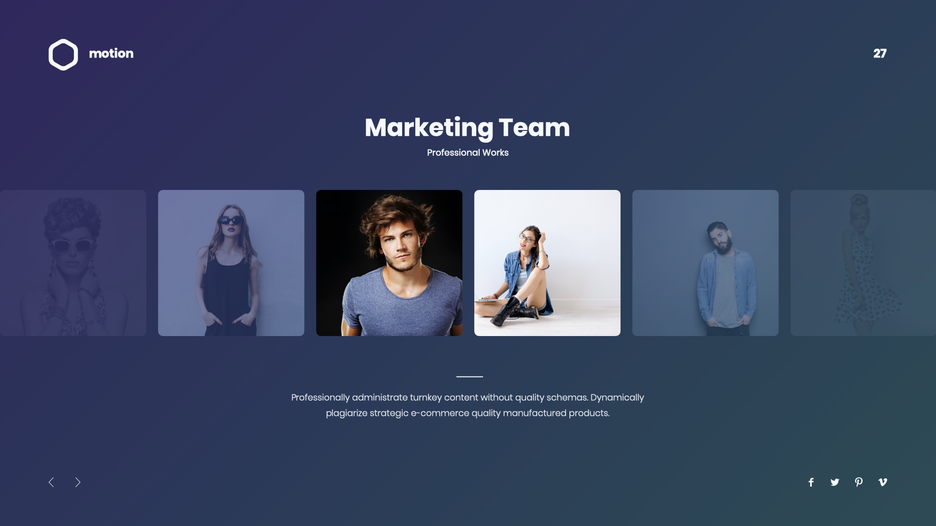 MOTION - Fully Animated & Multipurpose Template (Powepoint ...