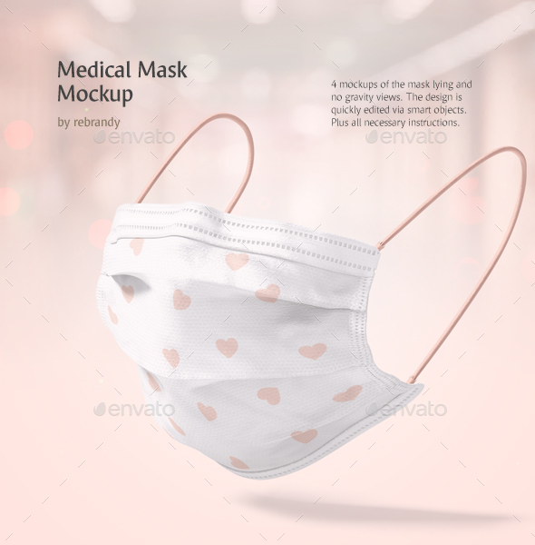 Medical Mask Mockup, Graphics | GraphicRiver