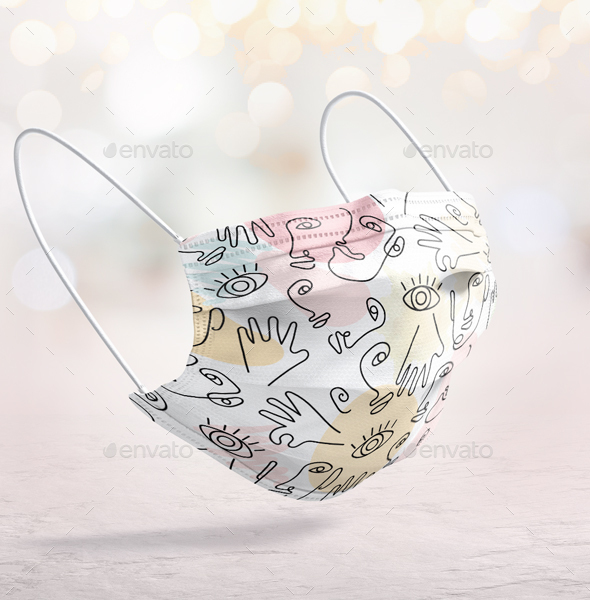 Medical Mask Mockup, Graphics | GraphicRiver