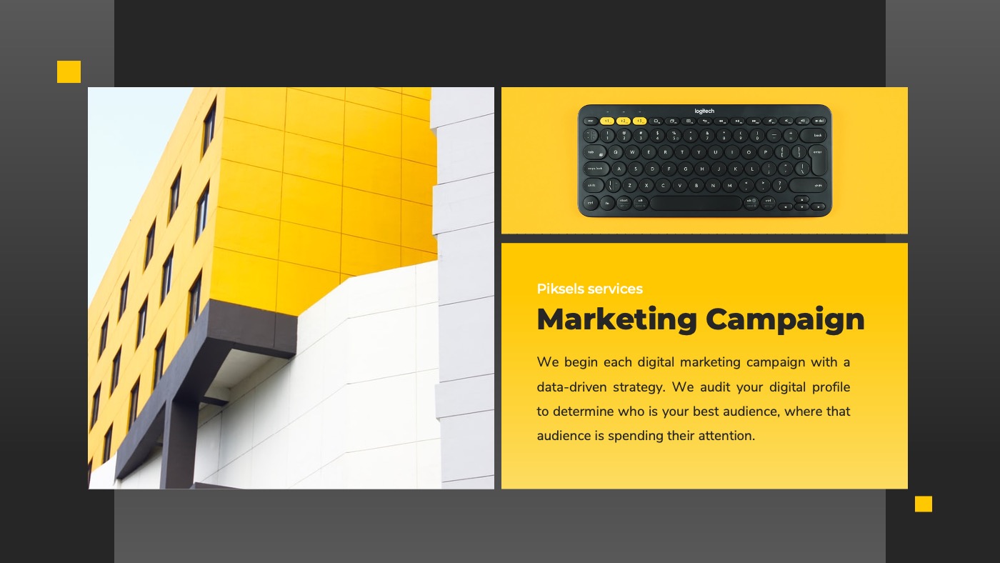 Piksels - Creative Agency Power Point, Presentation Templates ...