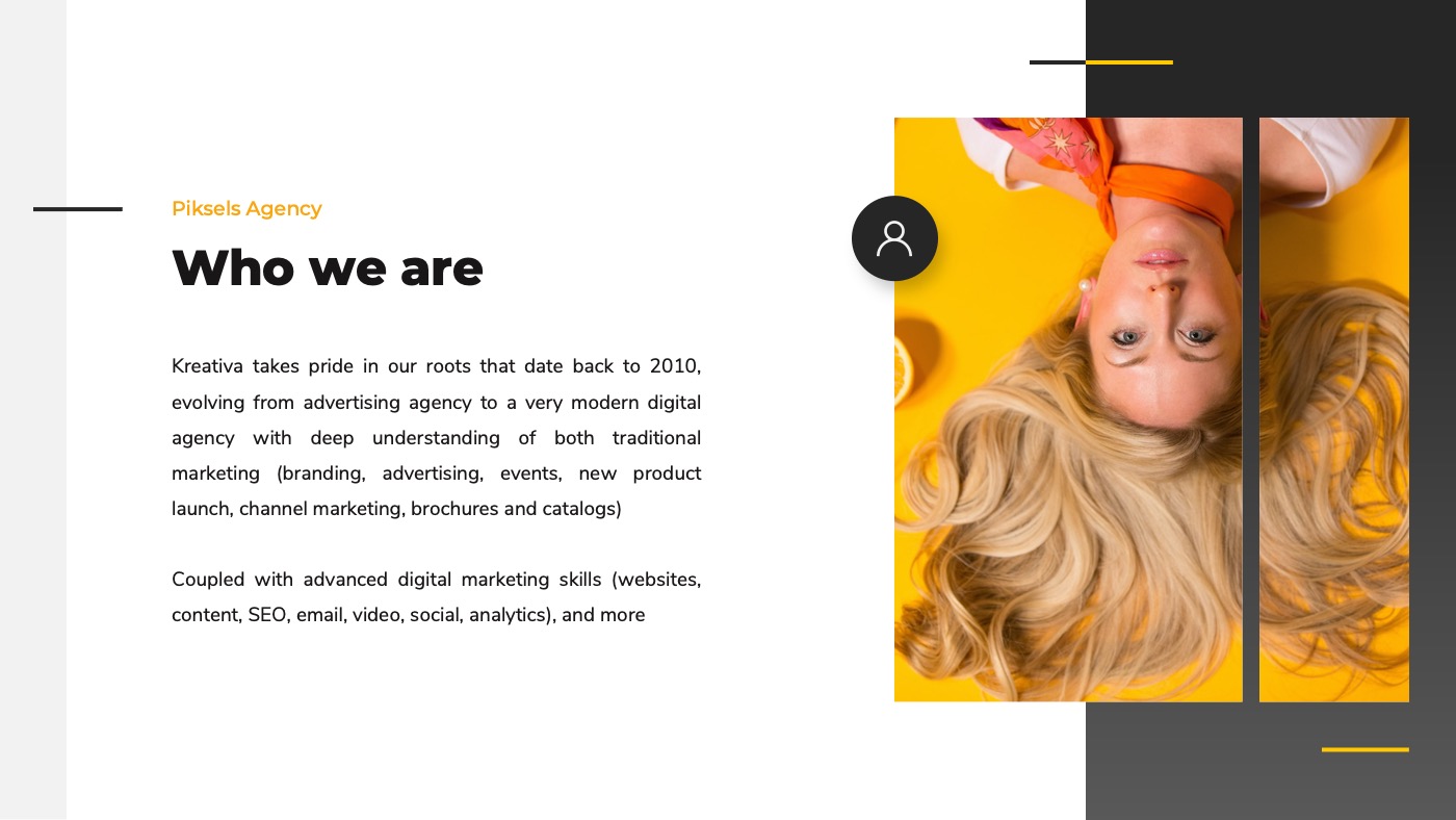 Piksels - Creative Agency Power Point, Presentation Templates ...