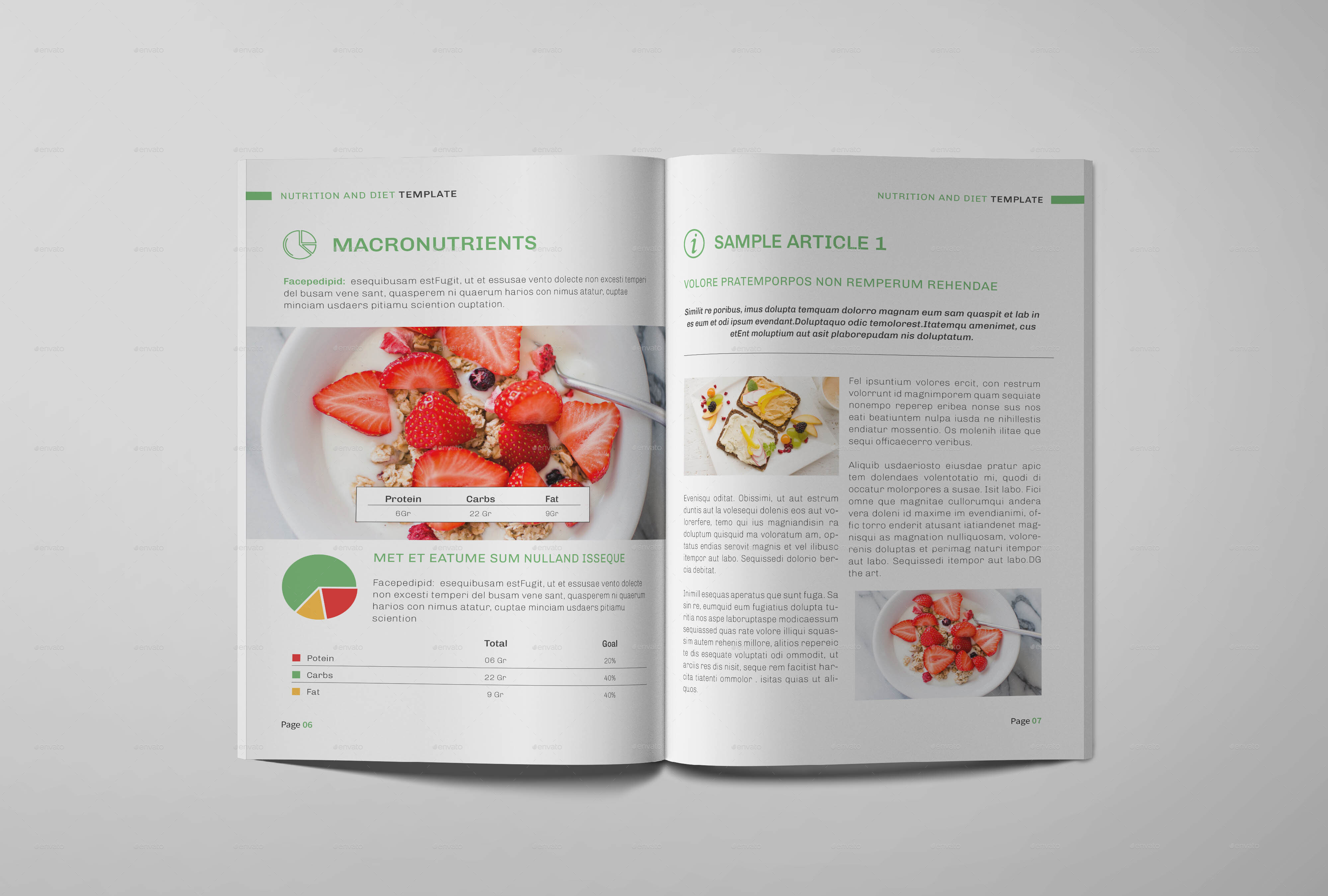 Nutrition & Diet Template, Print Templates | GraphicRiver