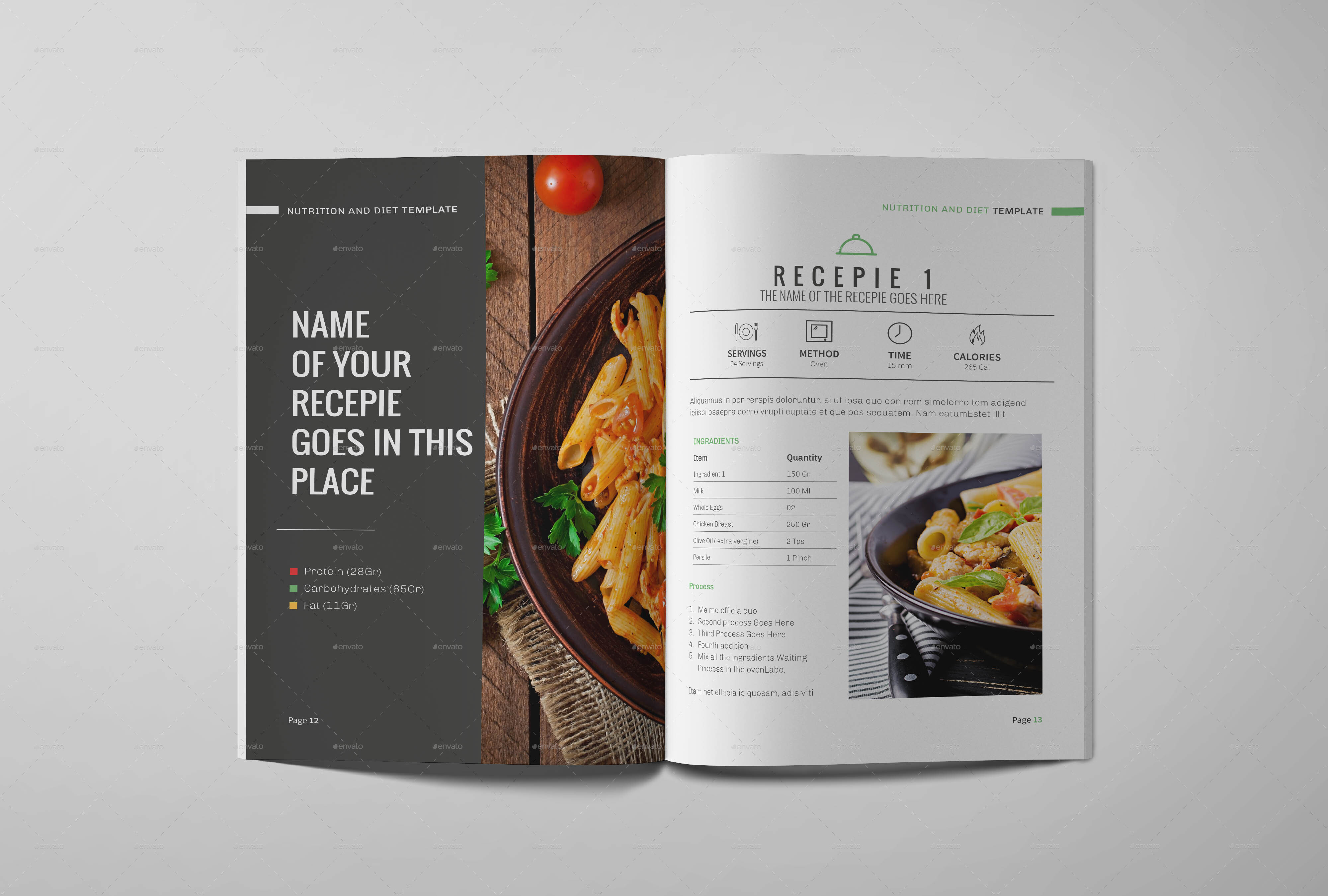 Nutrition & Diet Template, Print Templates | GraphicRiver