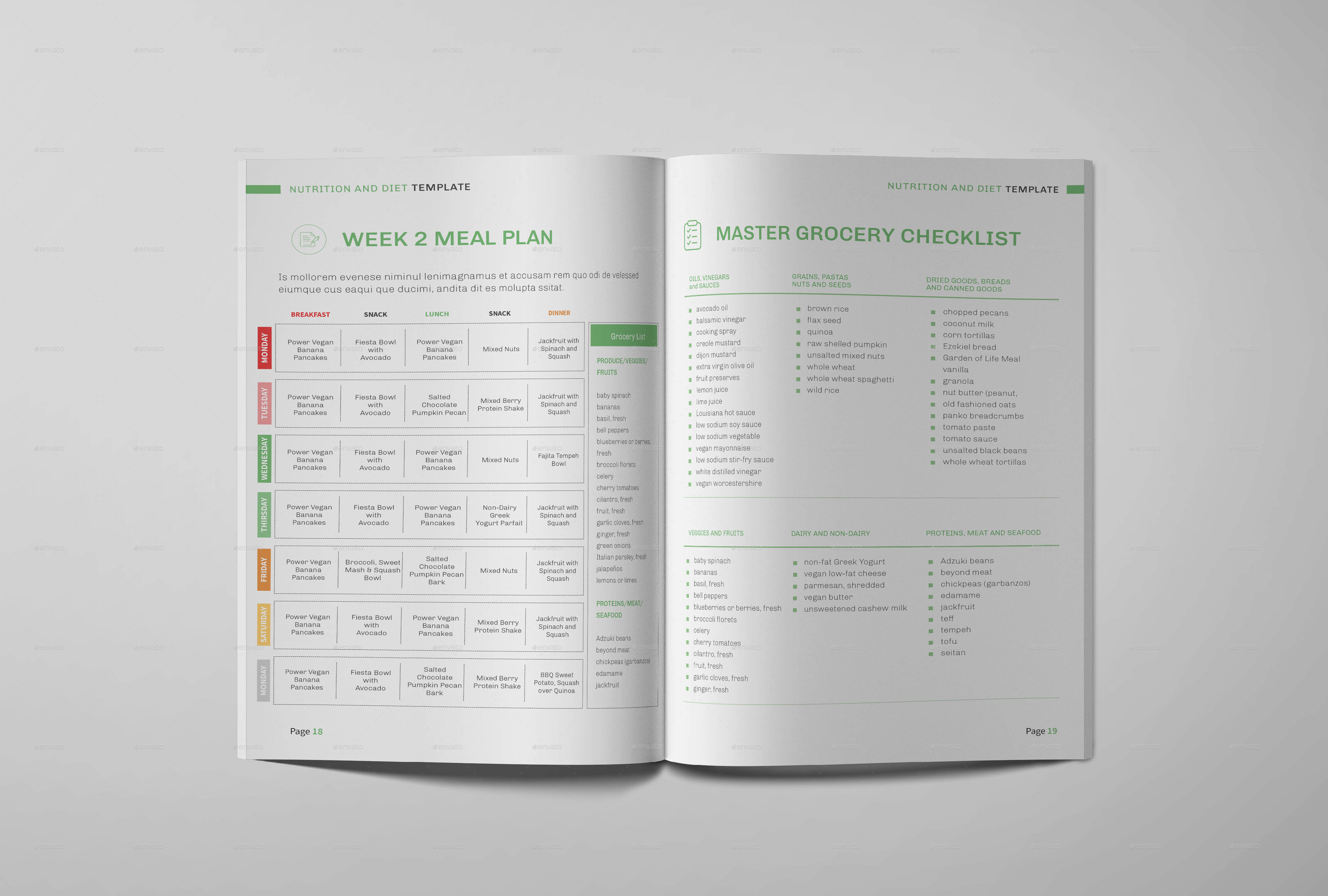 Nutrition & Diet Template, Print Templates | GraphicRiver