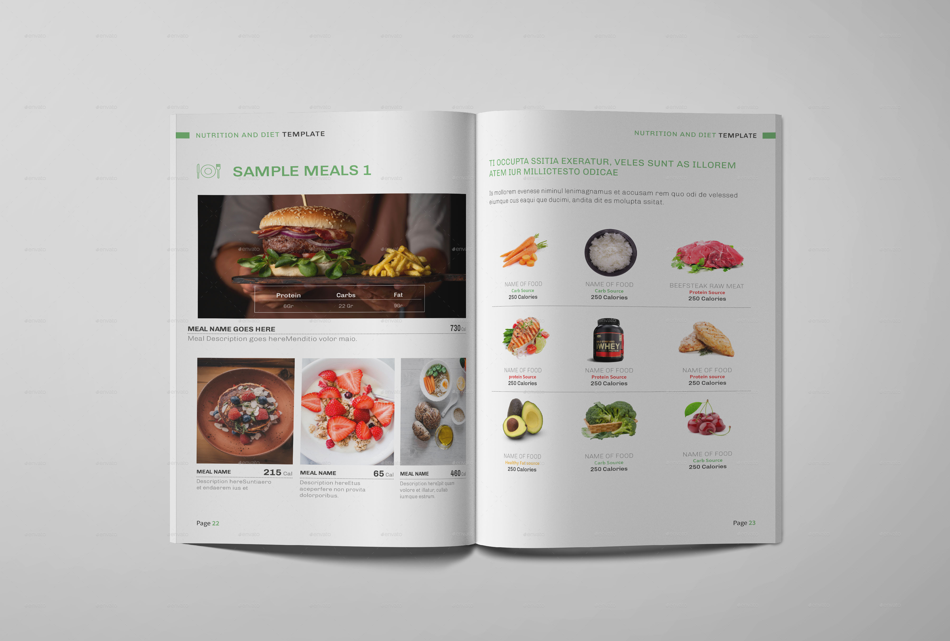 Nutrition & Diet Template, Print Templates | GraphicRiver