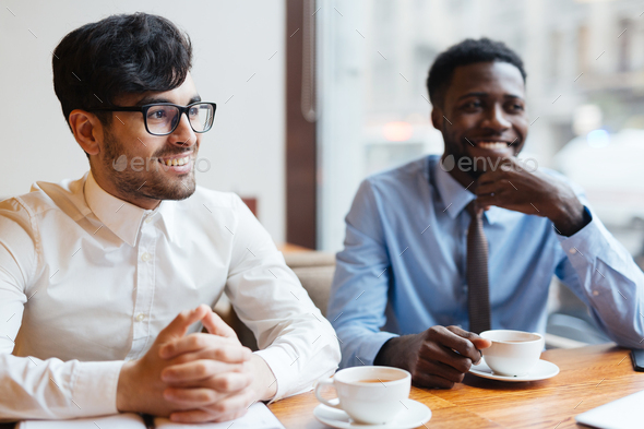 Men in cafe Stock Photo by Pressmaster | PhotoDune