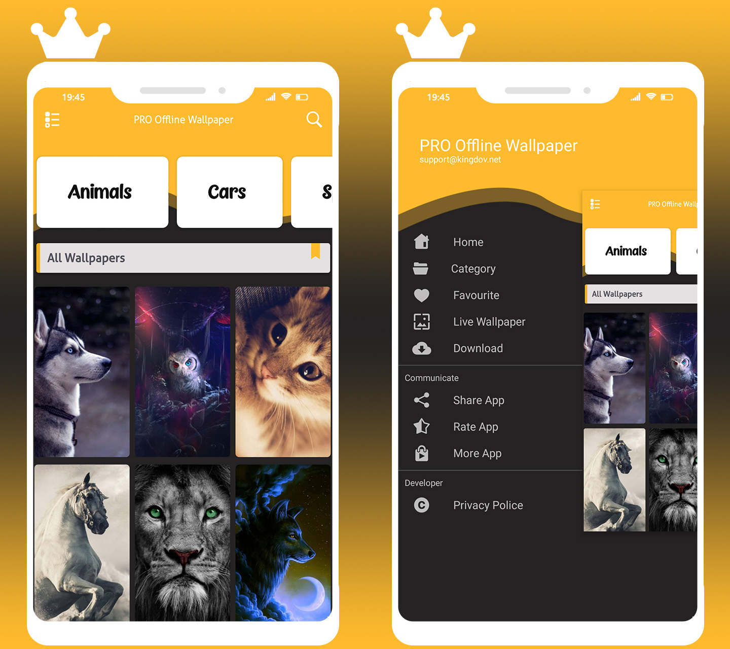 4k PRO Offline Wallpaper 2022 - AdMob & Native Ads by KINGDOV | CodeCanyon