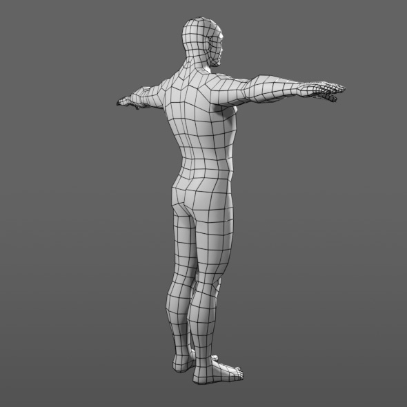 Super Hero Male Base Mesh V1 by amardeep | 3DOcean