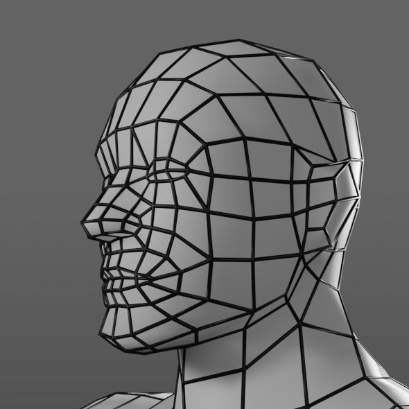 Super Hero Male Base Mesh V1 by amardeep | 3DOcean